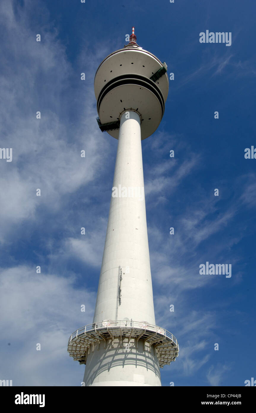 Germany Hamburg. tower or Heinrich Hertz-Turm Alexanderplatz, TV Tower ...