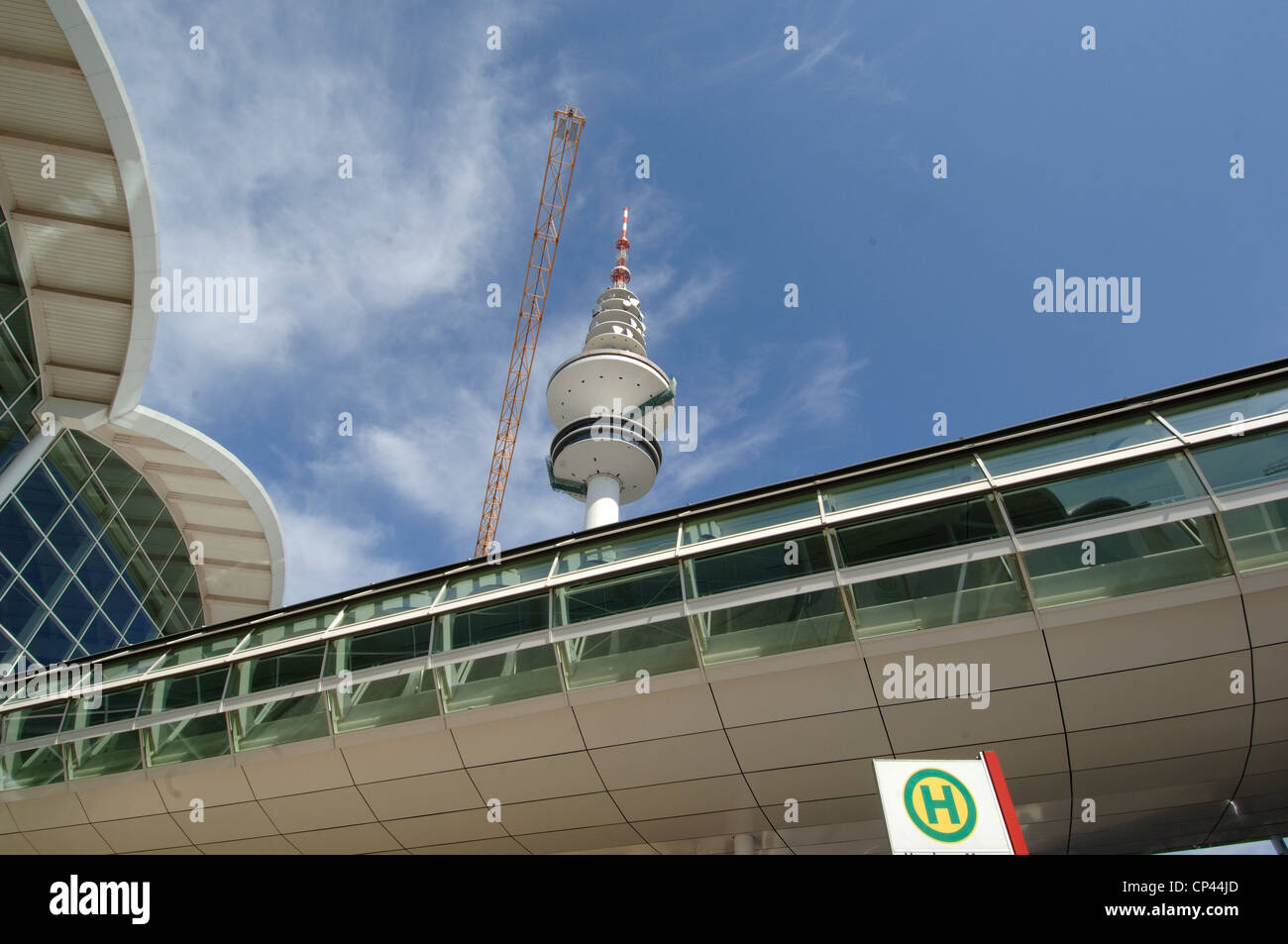Germany Hamburg. tower or Heinrich Hertz-Turm Alexanderplatz, TV Tower ...