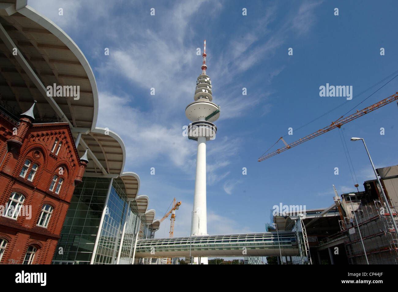 Germany Hamburg. tower or Heinrich Hertz-Turm Alexanderplatz, TV Tower ...