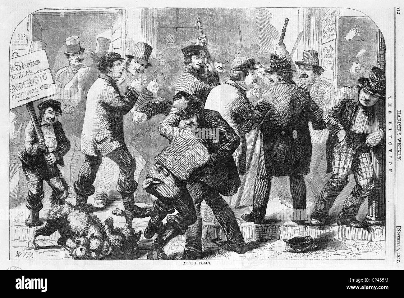 Presidential election 19th century hi-res stock photography and images ...