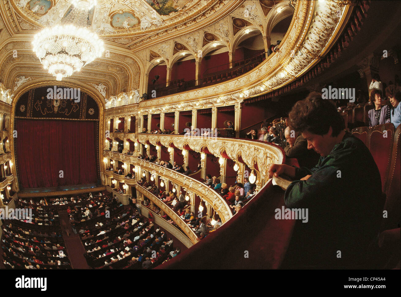 Ukraine Odessa Opera Theatre Stages I Stock Photo - Alamy