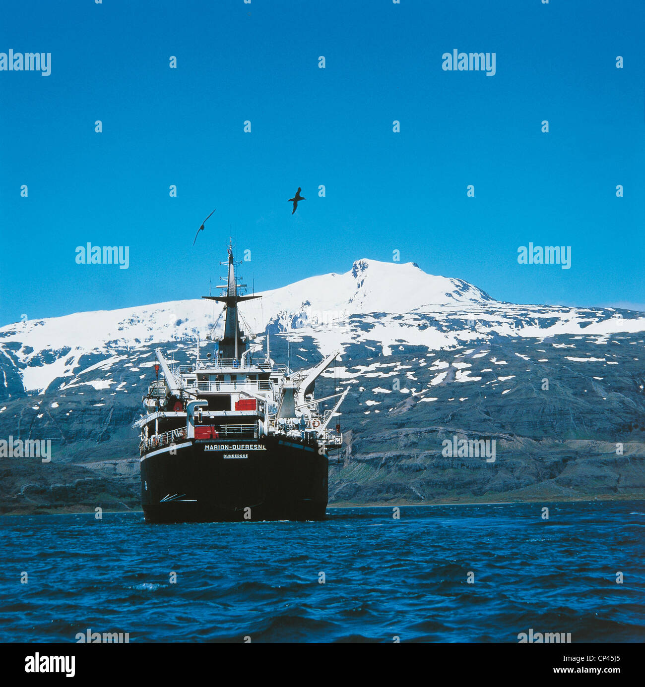 Southern and Antarctic Lands FRENCH MARION-DUFRESNE AND CARGO SHIP ...