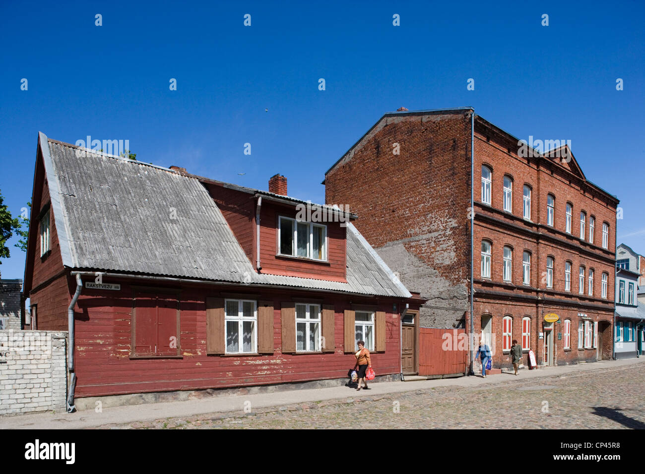 Latvia - Kurzeme Region (Courland) - Liepaja. Buildings Stock Photo - Alamy