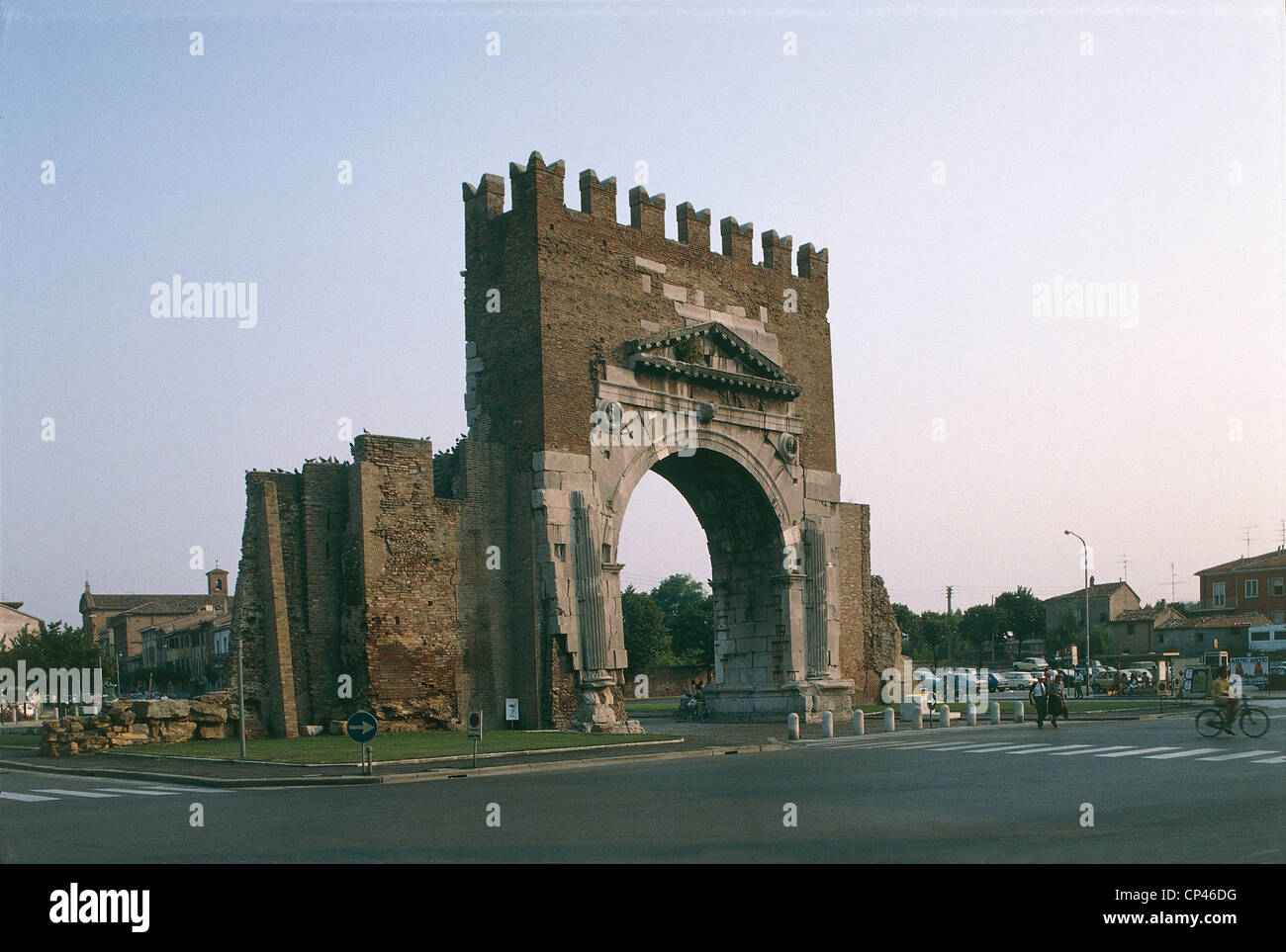 Emilia Romagna - Rimini. L 'triumphal Arch of Augustus, dedicated to ...