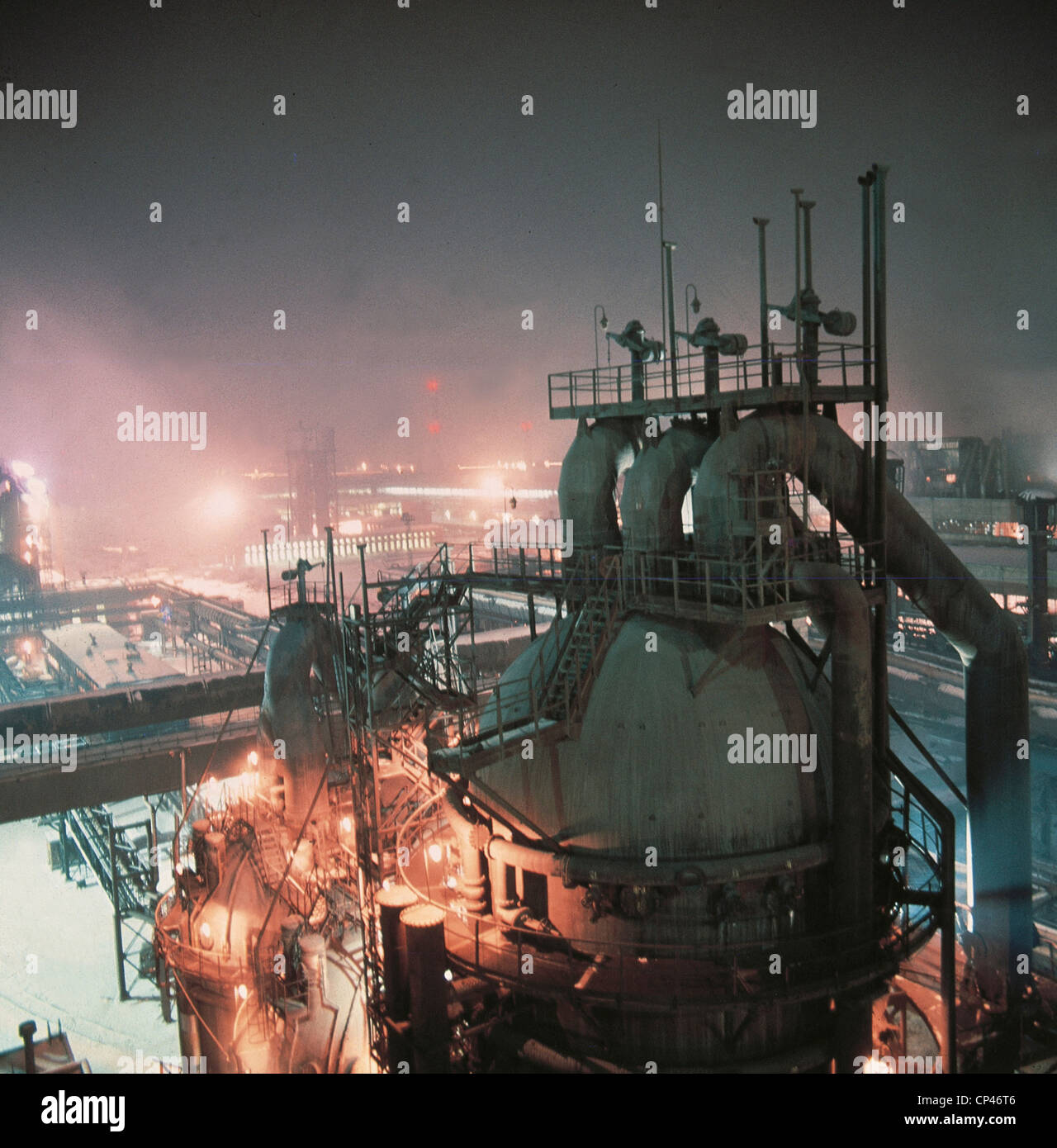 RUSSIA SIBERIA Kuzbass BLAST FURNACES Stock Photo - Alamy