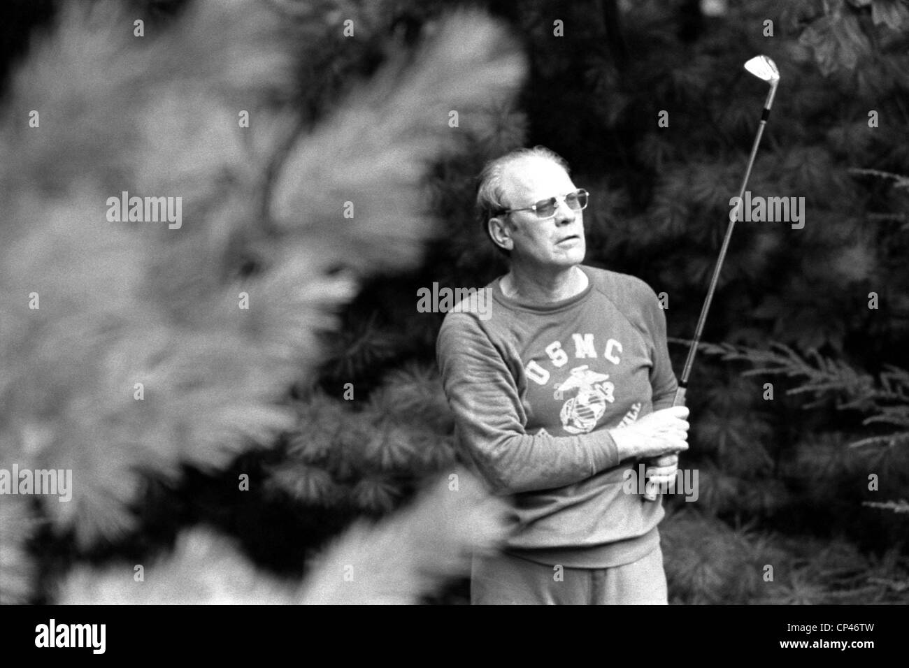 President Ford golfing on a Labor Day week-end trip to Camp David. Sept ...