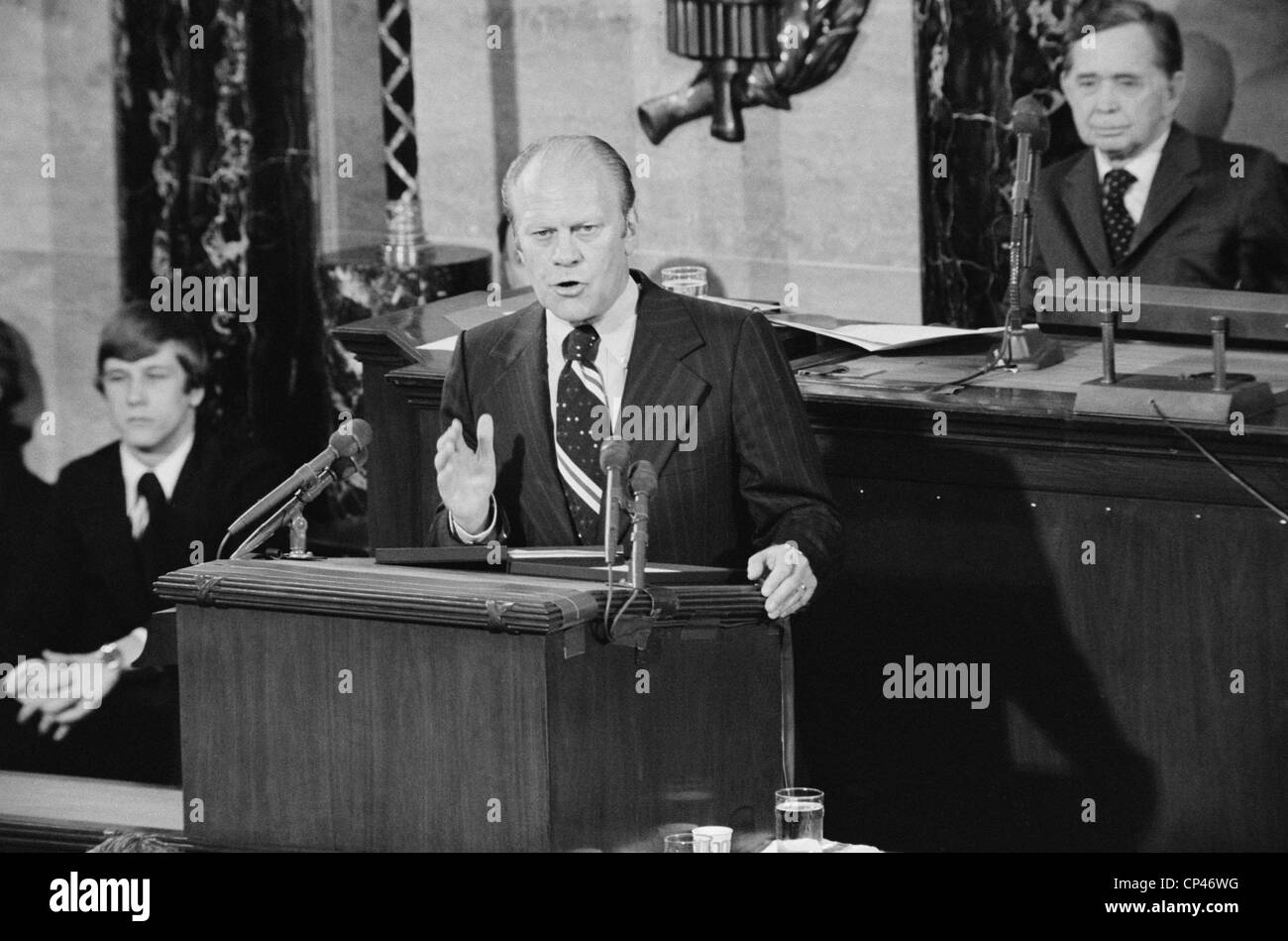 D c president gerald ford looks on hi-res stock photography and images ...
