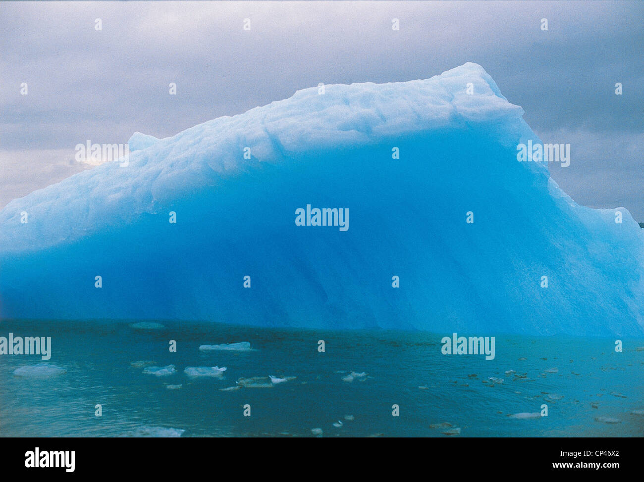 Chile S. Rafael Laguna Iceberg Stock Photo - Alamy