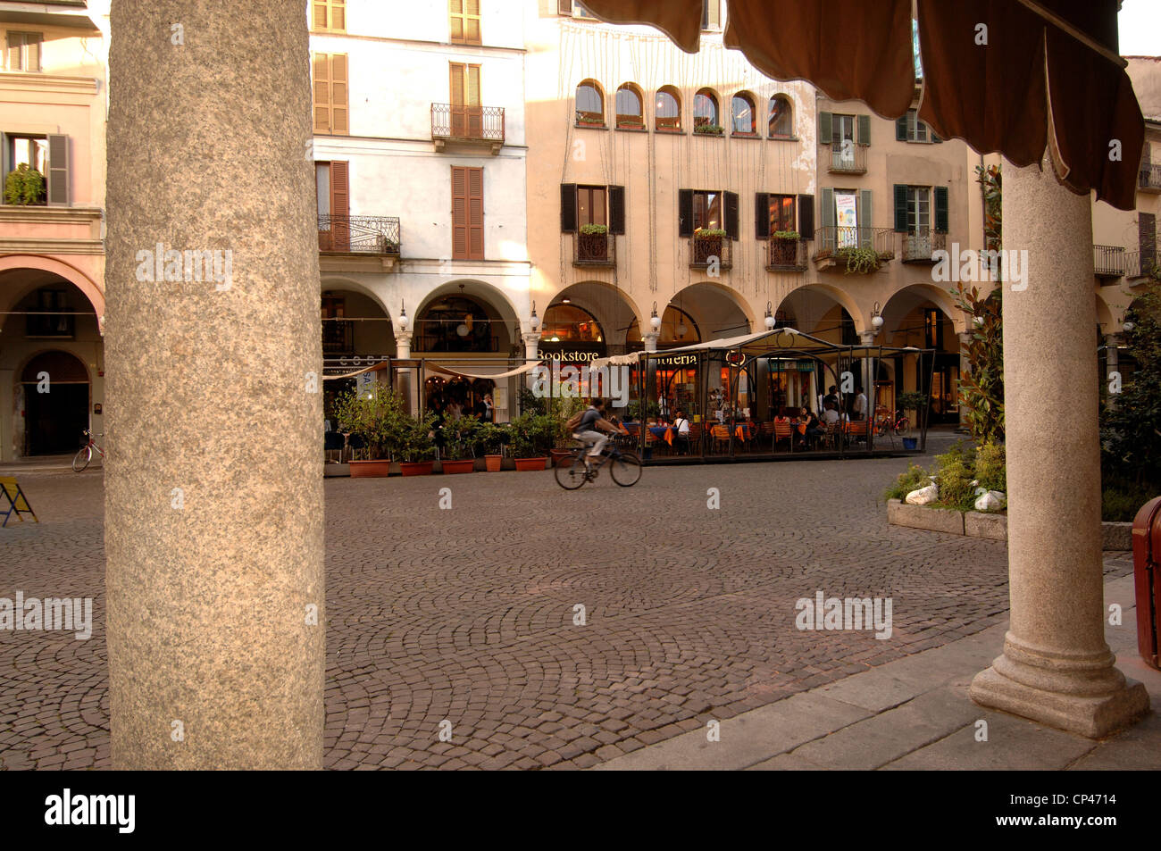Piedmont - Novara. Piazza delle Erbe (officially called the Piazza ...