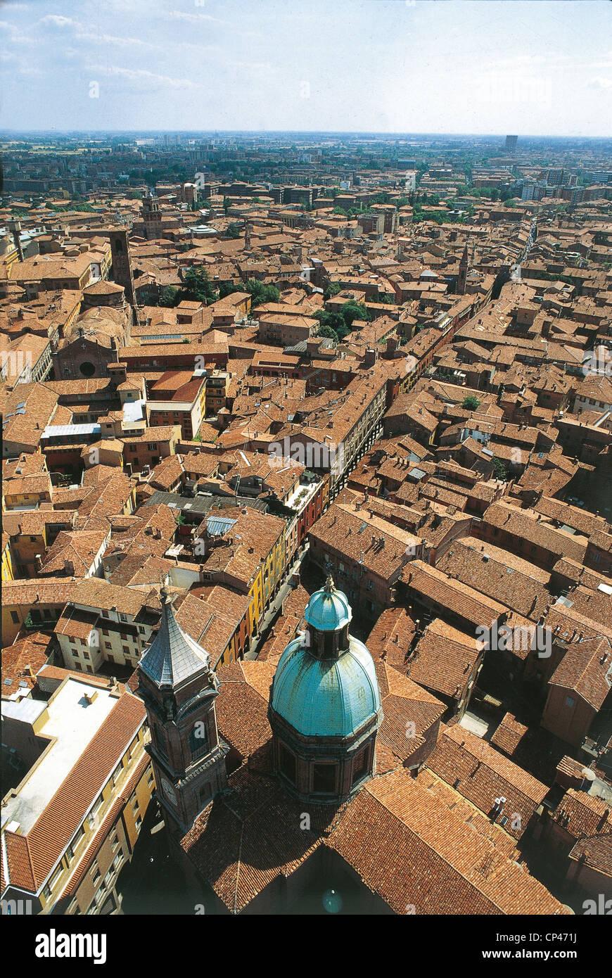 Emilia Romagna Bologna View The Dome Of St Bartholomew Stock Photo - Alamy