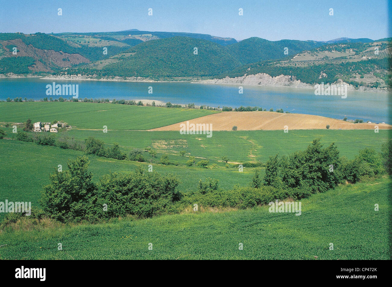 Umbria Lake Corbara Stock Photo - Alamy