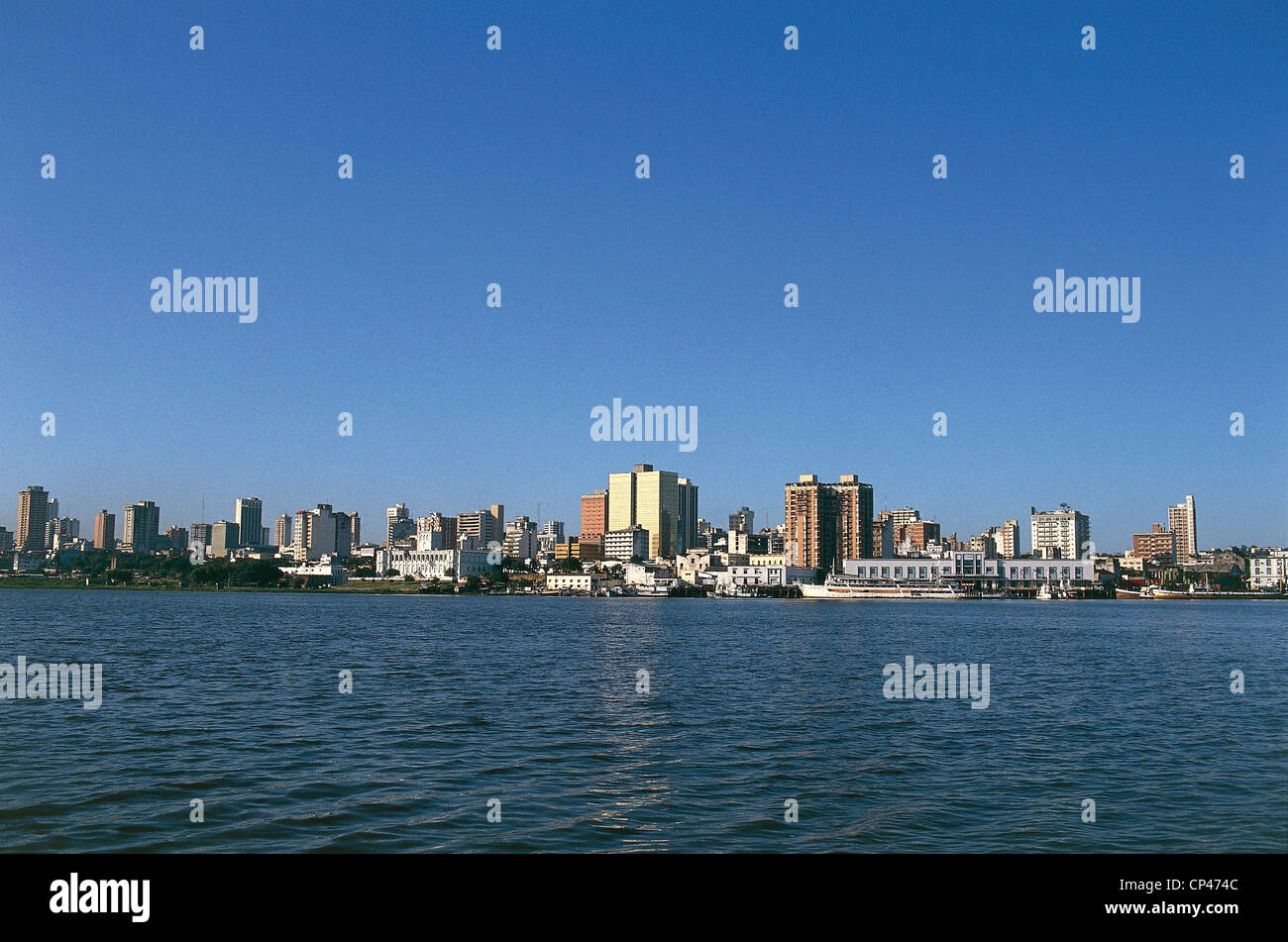 Paraguay - Asuncion. View from the river Paraguay Stock Photo - Alamy