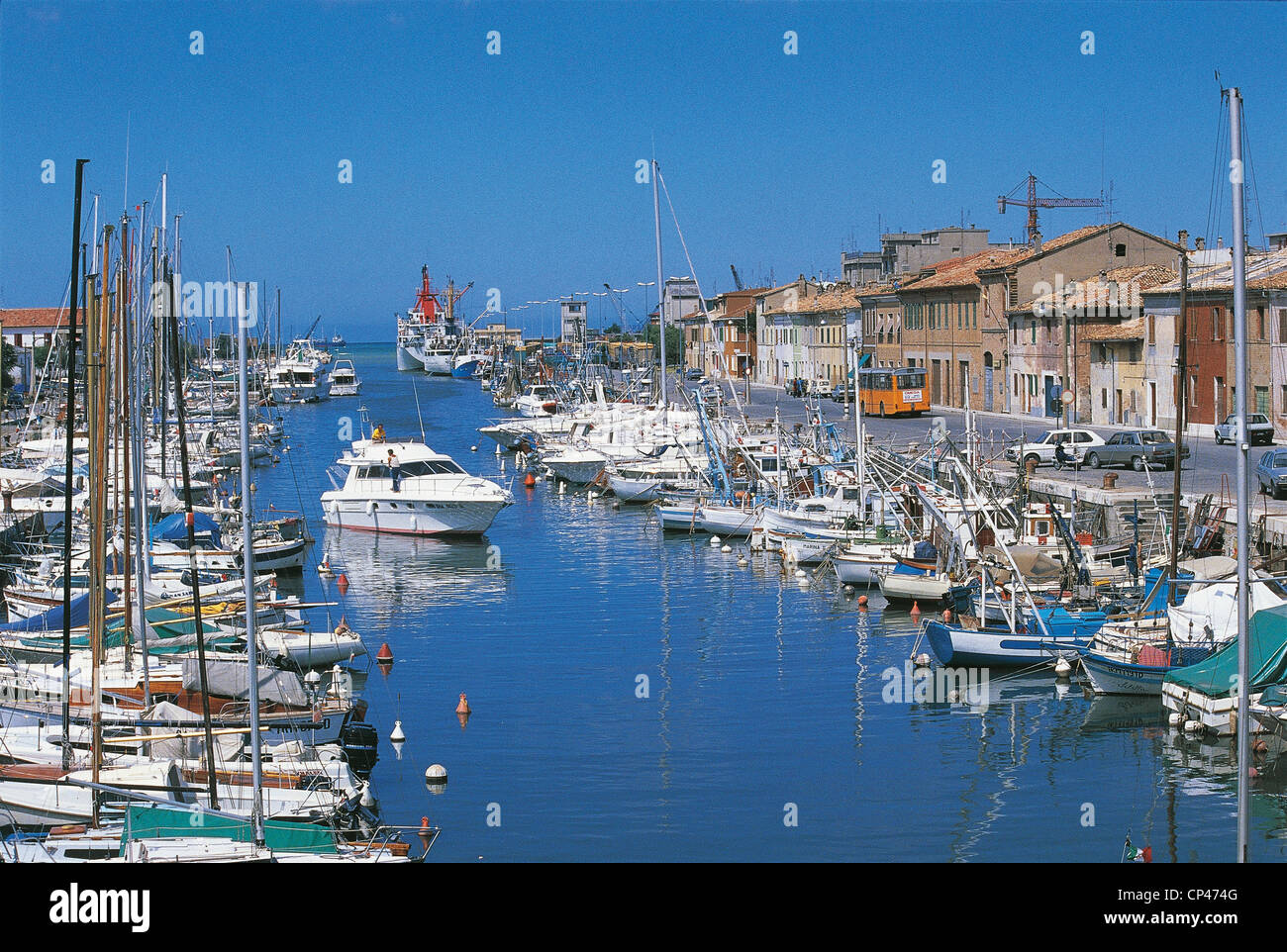 Marche, Pesaro PORT Stock Photo - Alamy