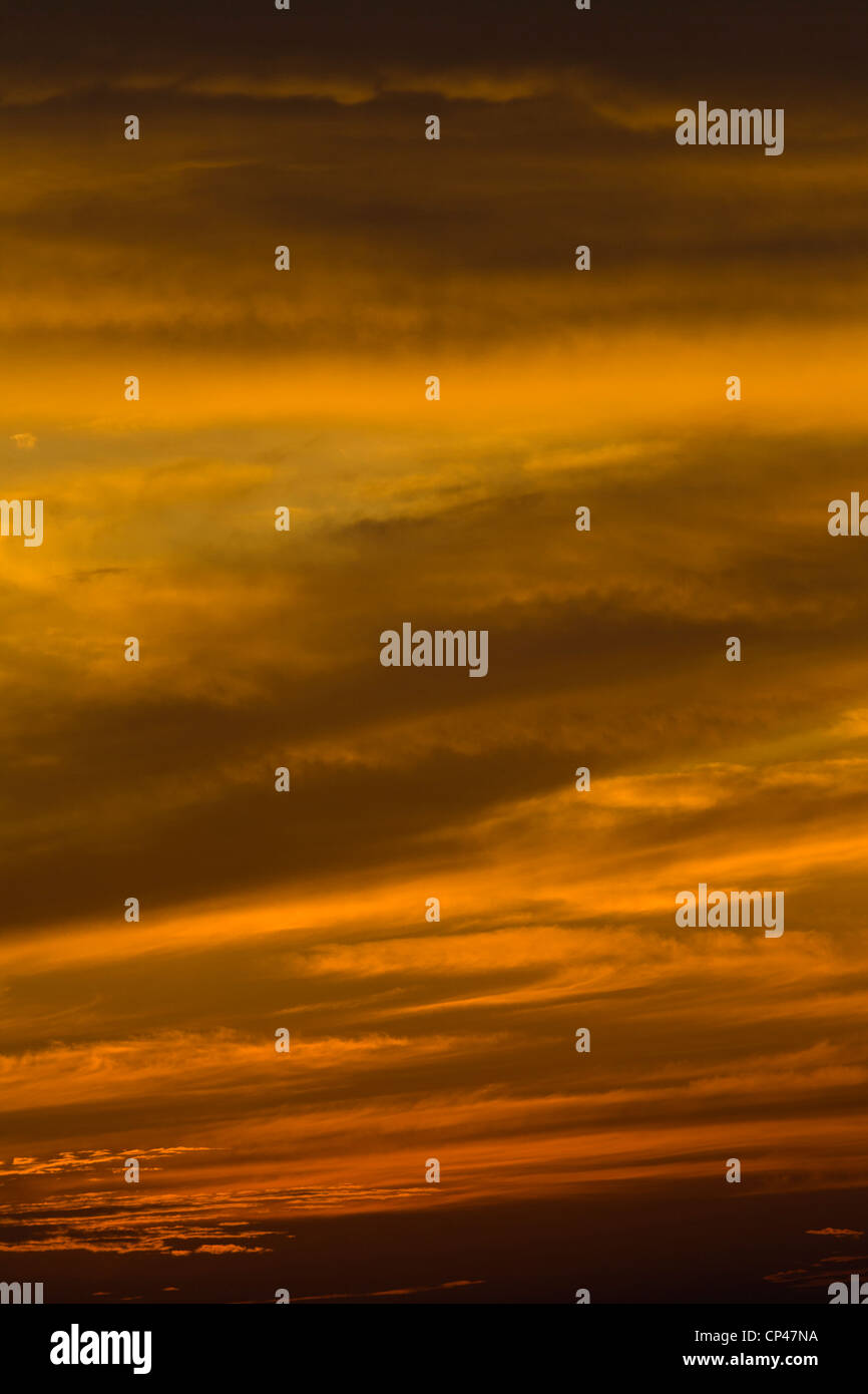 Cloud detail at sunset Stock Photo - Alamy
