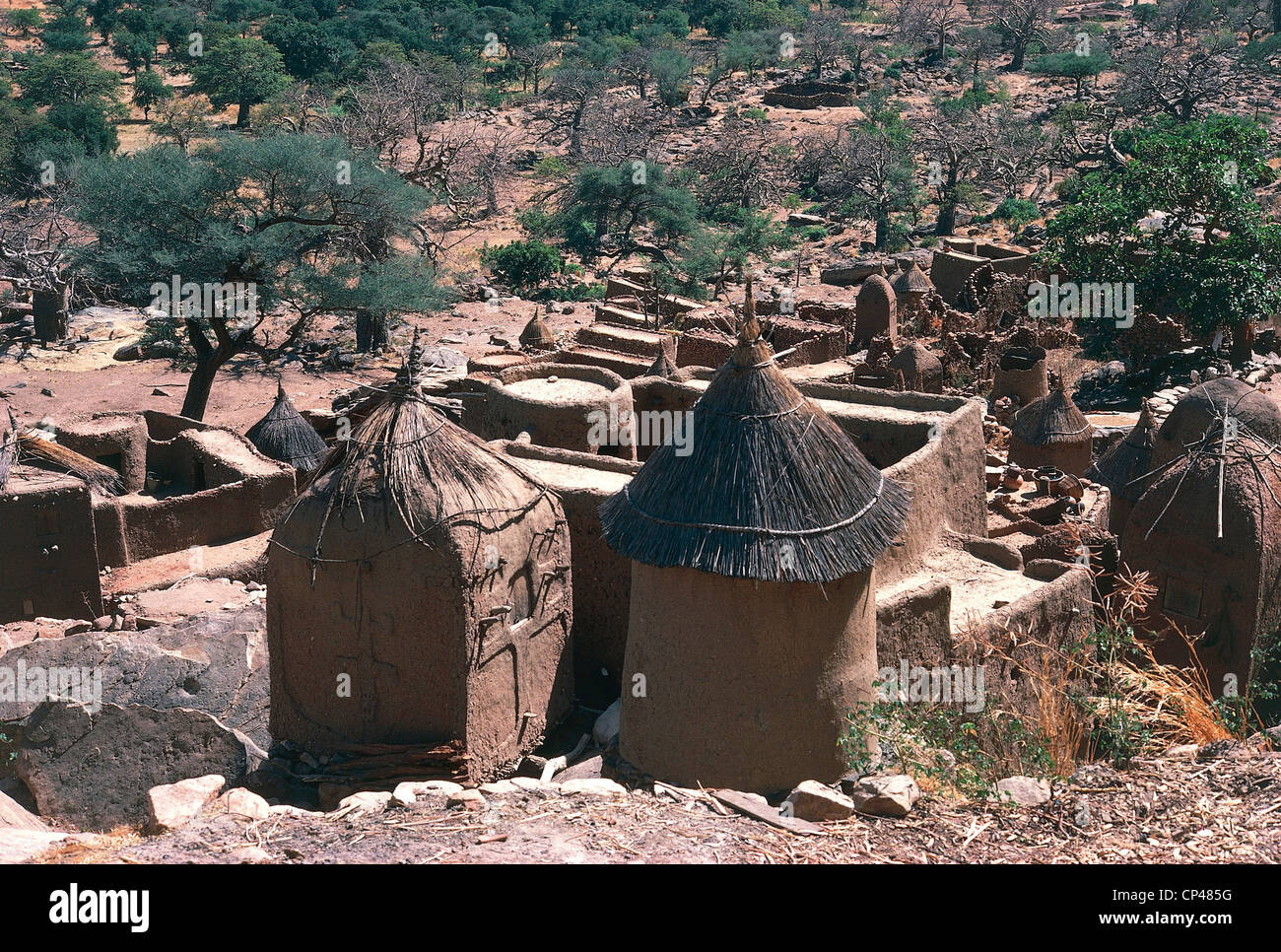 Mali - Dogon Village Stock Photo - Alamy