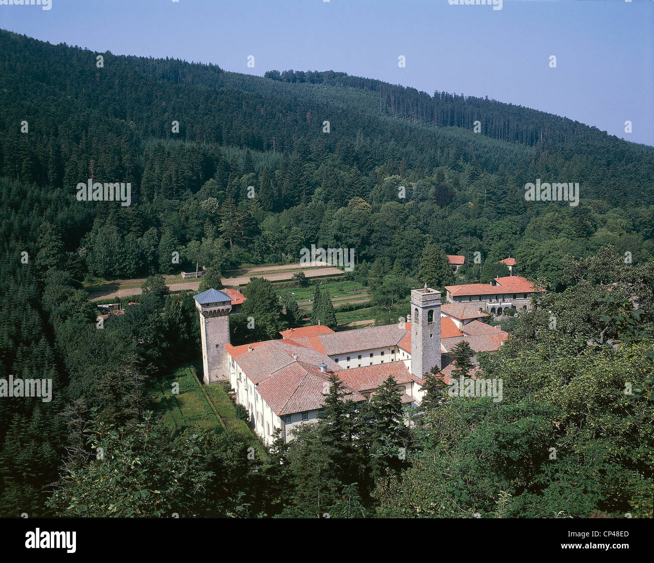 Tuscany - Vallombrosa (Florence). Monastery Stock Photo - Alamy
