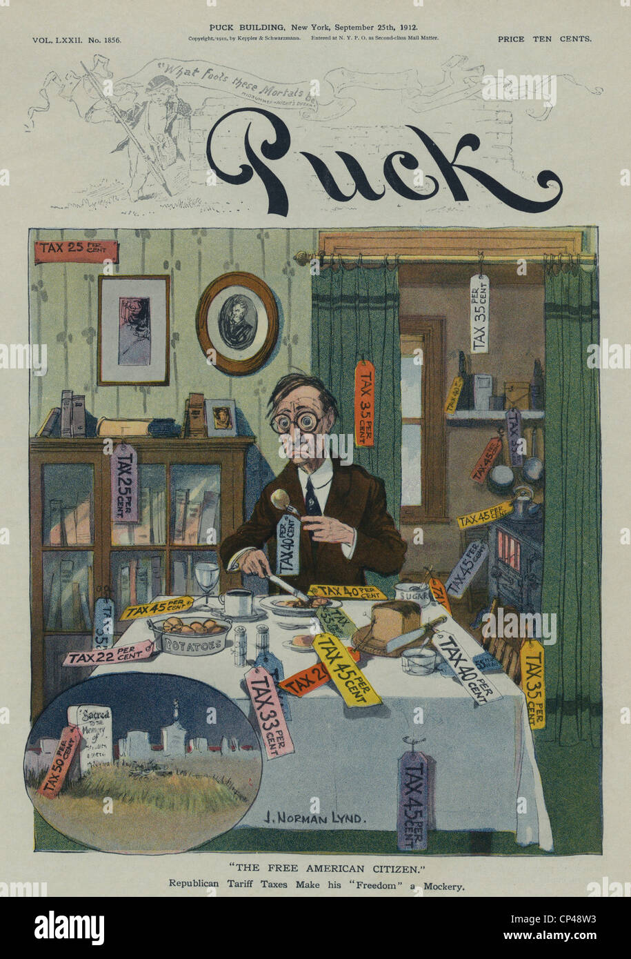 Protectionism cartoon hi-res stock photography and images - Alamy