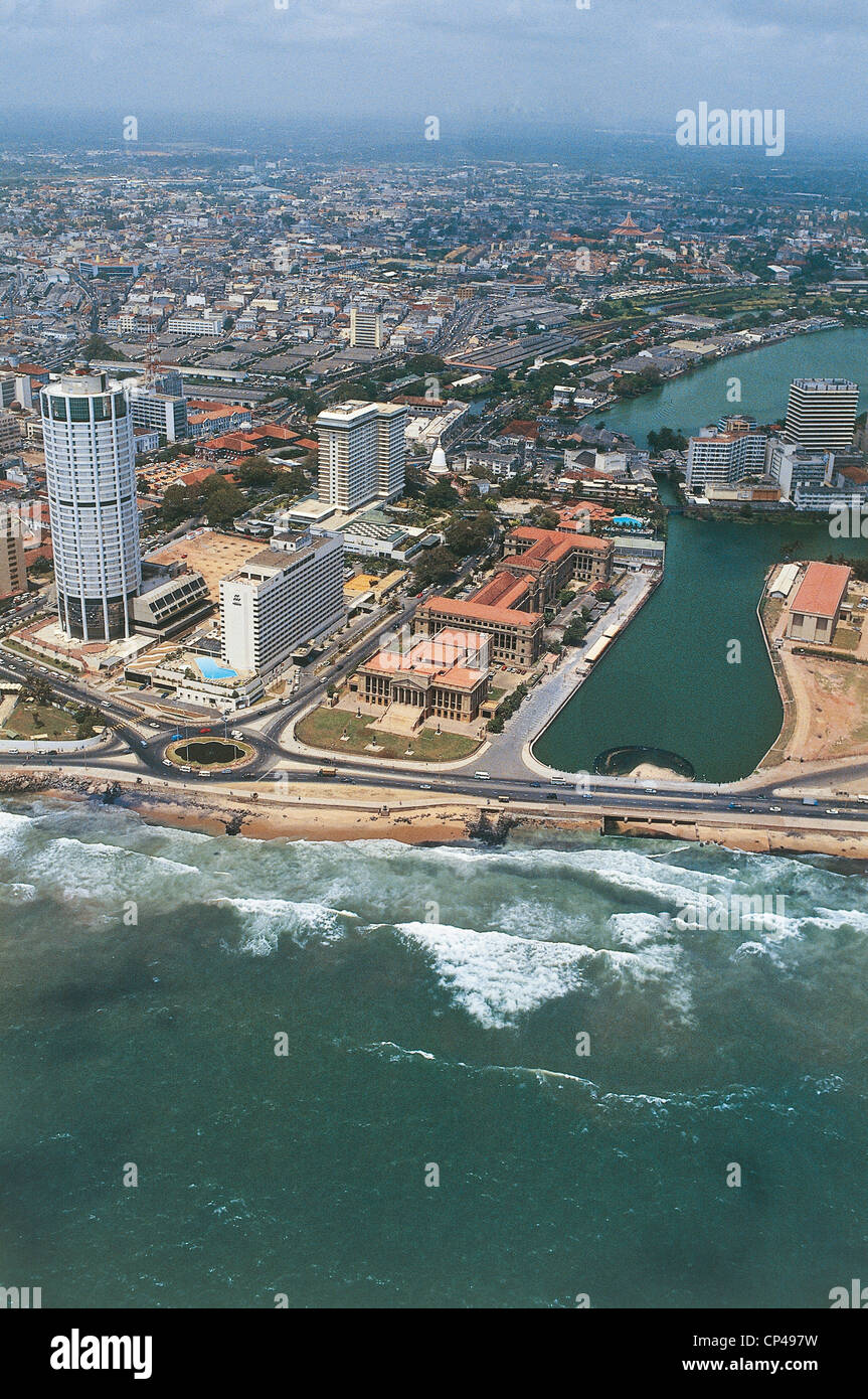 Sri Lanka - Colombo. Aerial view Stock Photo - Alamy
