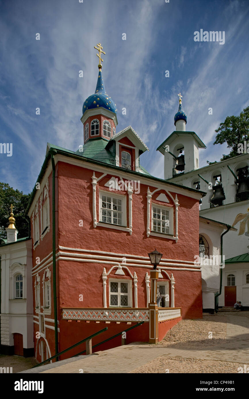 Russia Pechory, near Pskov. Monastery of Holy Dormition of Mother of ...