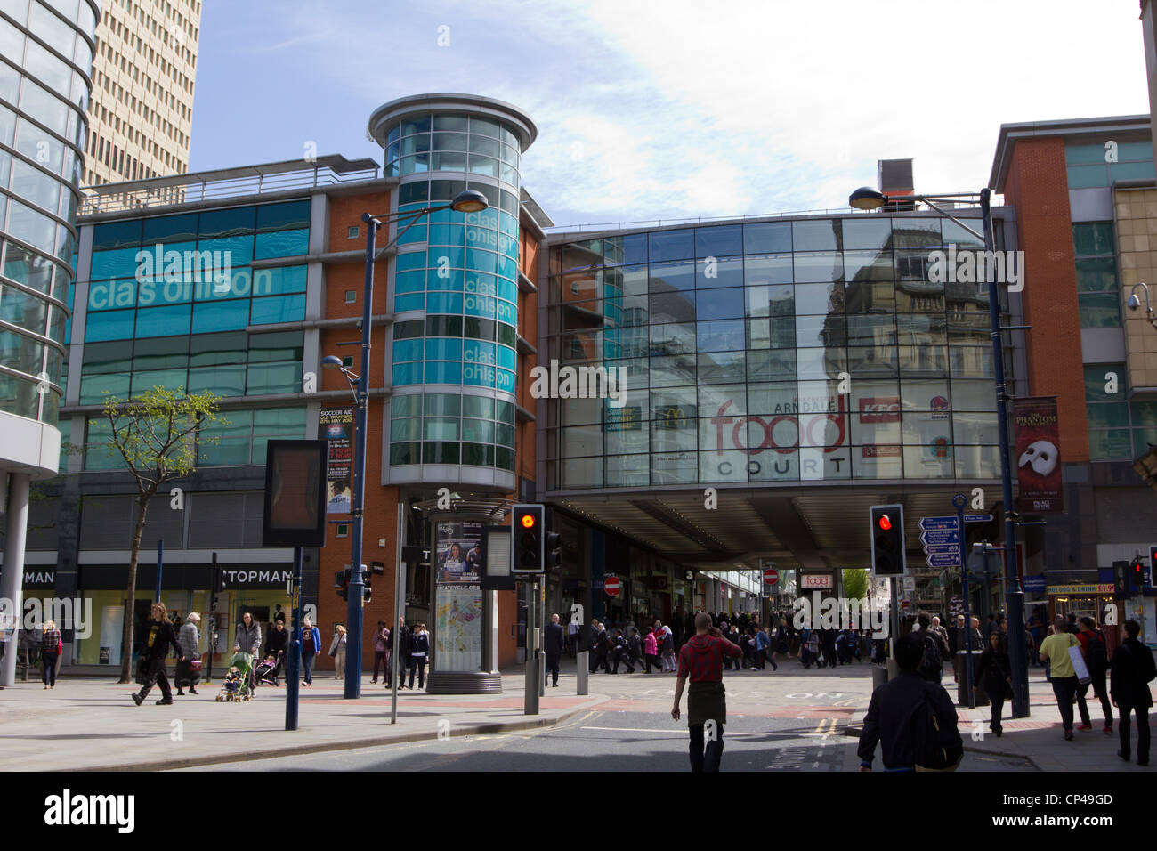 manchester city centre england uk Stock Photo - Alamy