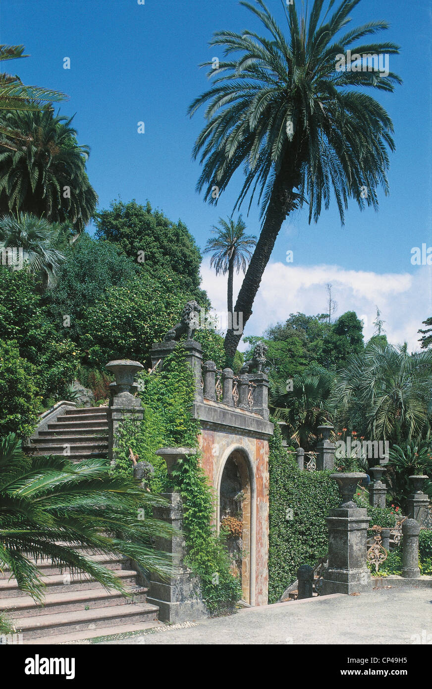 Liguria Chiavari Gardens Stock Photo - Alamy