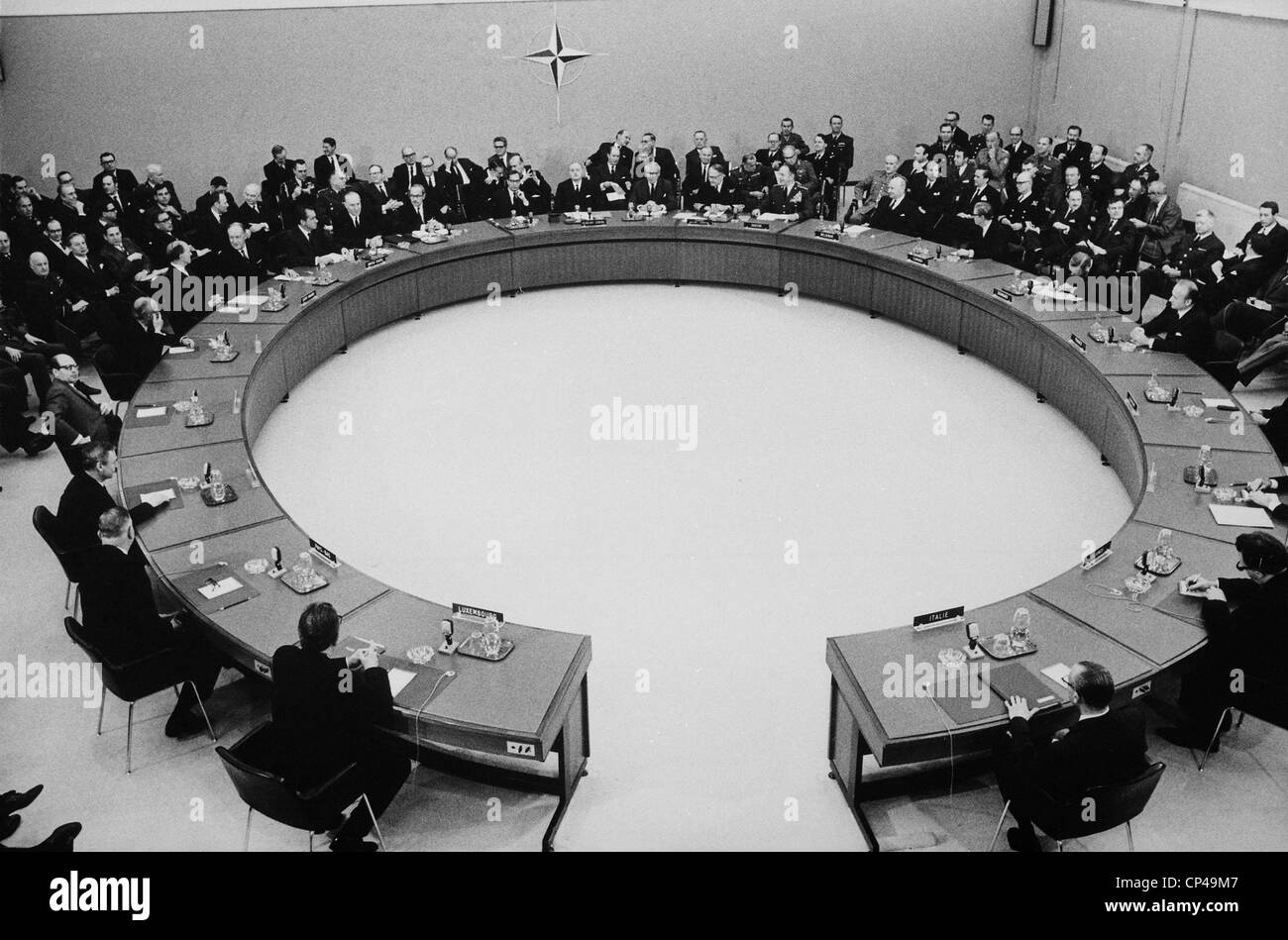President Nixon addresses the North Atlantic Treaty Organization NATO ...