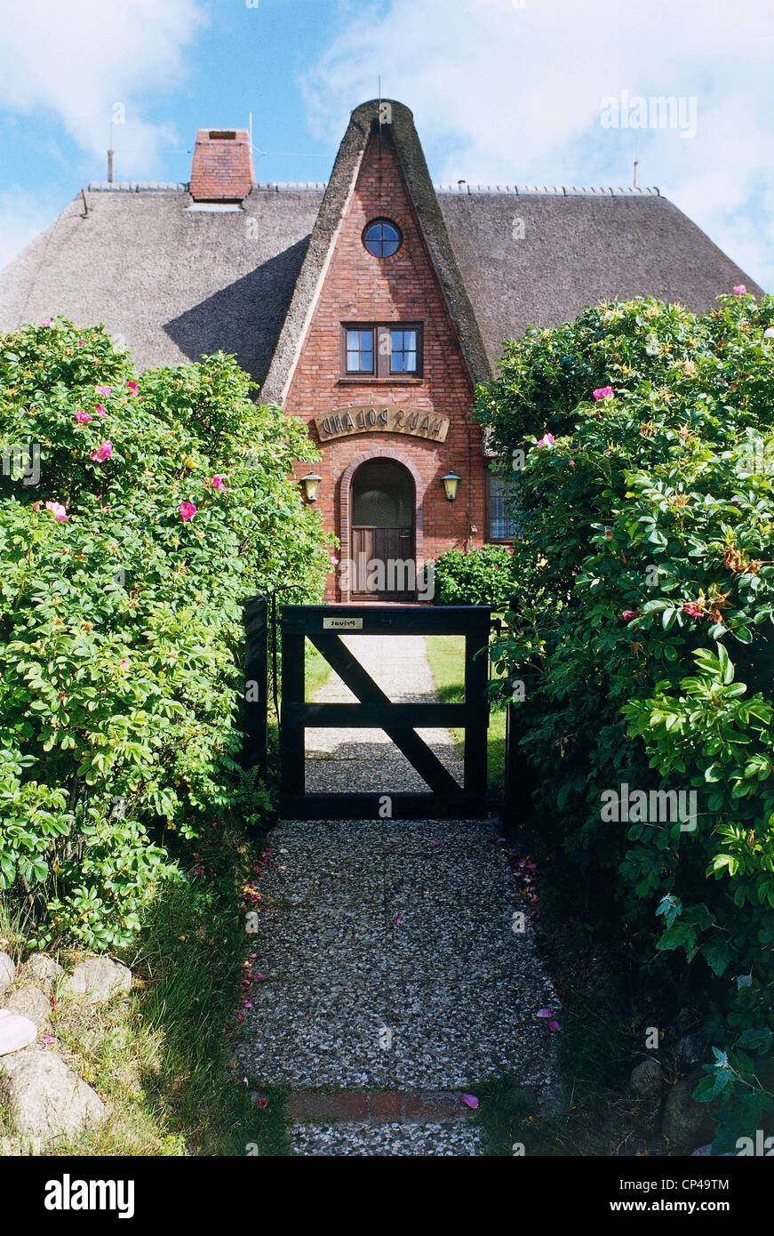 Germany - Schleswig-Holstein - Sylt Island. House Stock Photo - Alamy