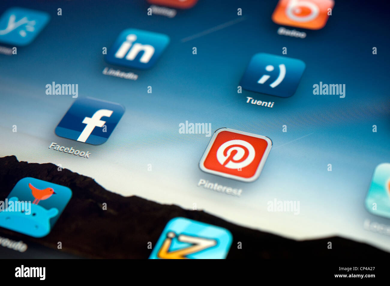 Tablet icon display apple icon hi-res stock photography and images - Alamy