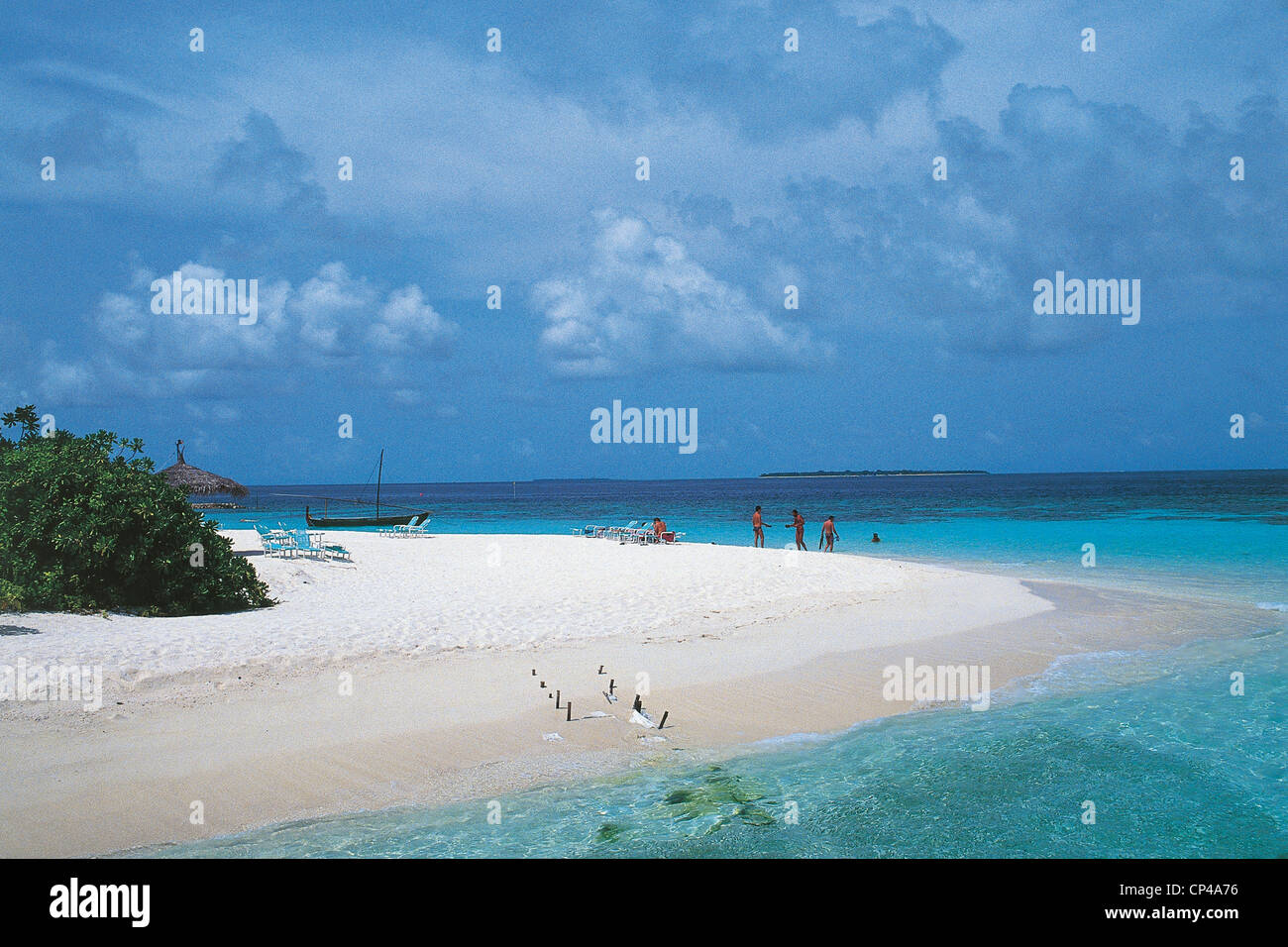 Maldives - Male Atoll. Beach Stock Photo - Alamy
