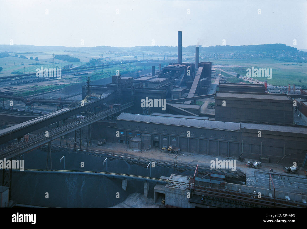 Luxembourg - Esch-sur-Alzette - steel industry. Steel mill Stock Photo ...