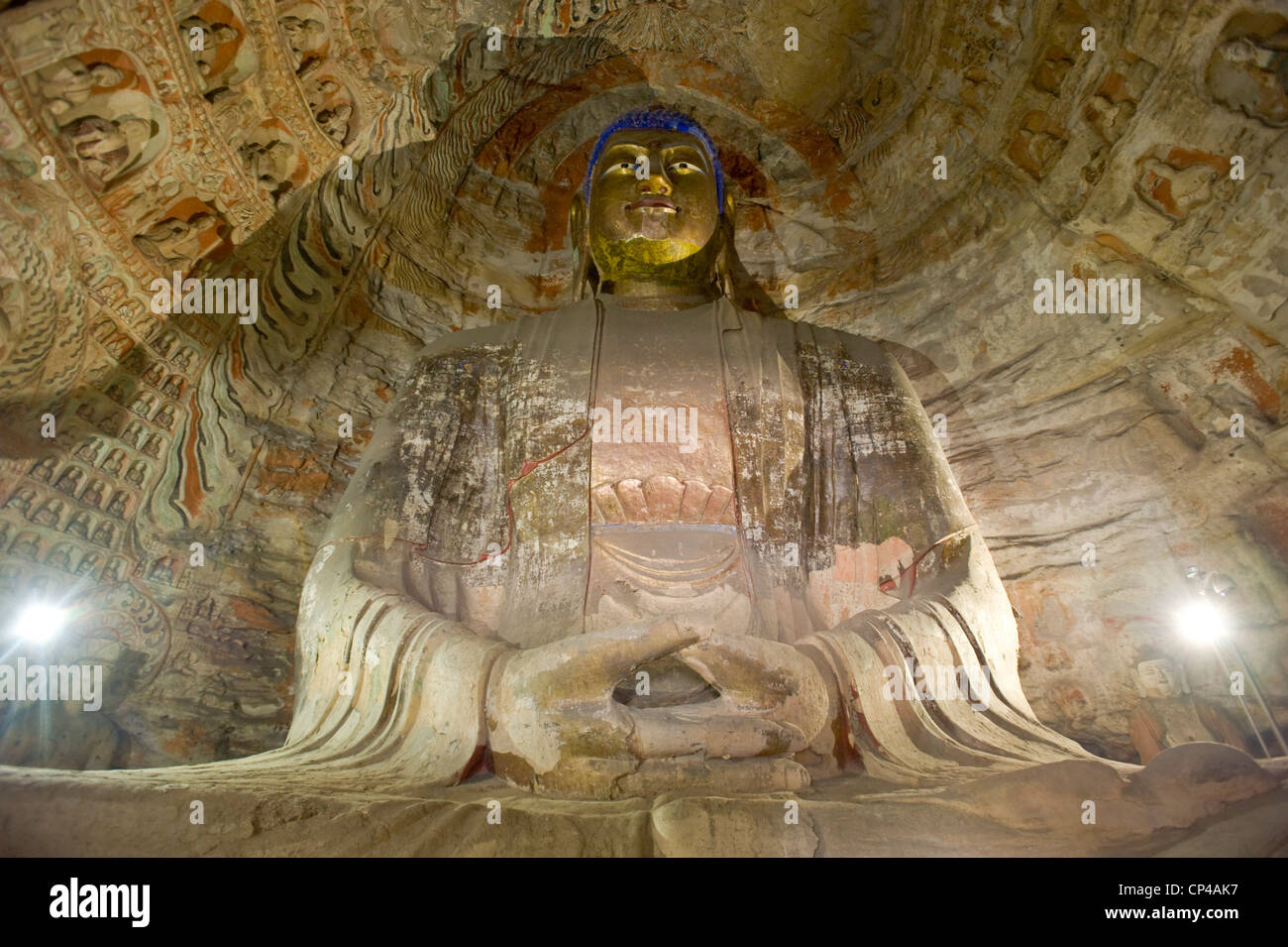 The bodhisattva (Buddah statue) in the Cave of the Great Buddha (Cave ...