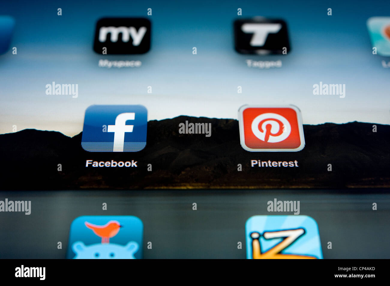 Apple tablet icon hi-res stock photography and images - Alamy