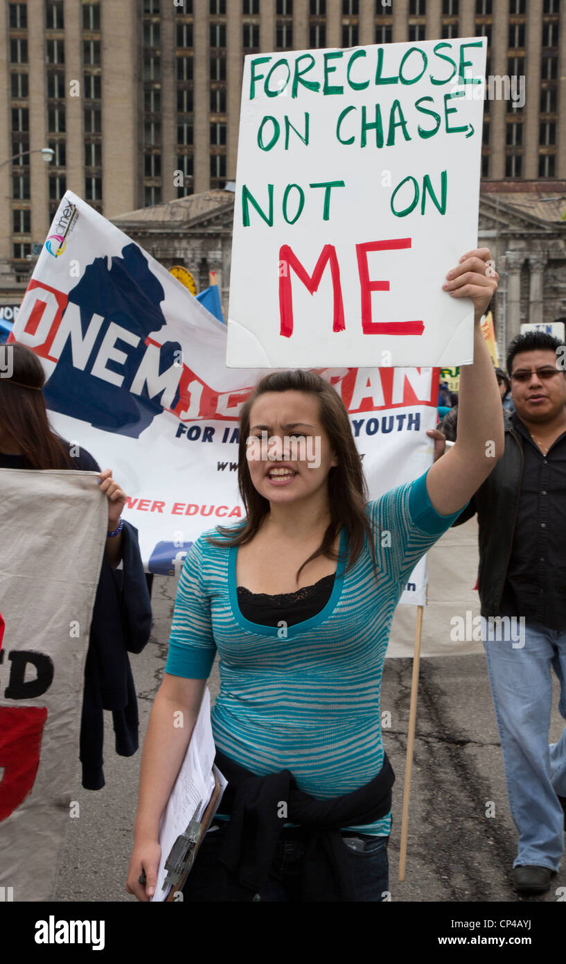 Housing protests hi-res stock photography and images - Alamy
