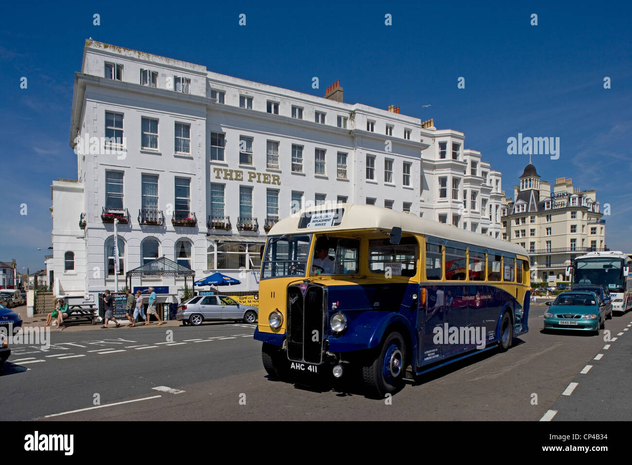 United Kingdom - England - East Sussex - Eastbourne. Buildings on the ...