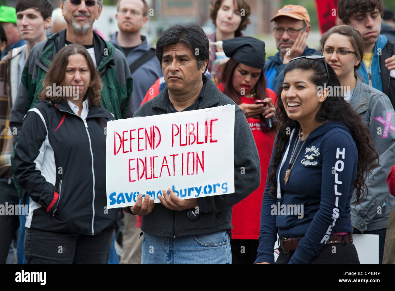 Detroit, Michigan - Protests against the closing of neighborhood ...