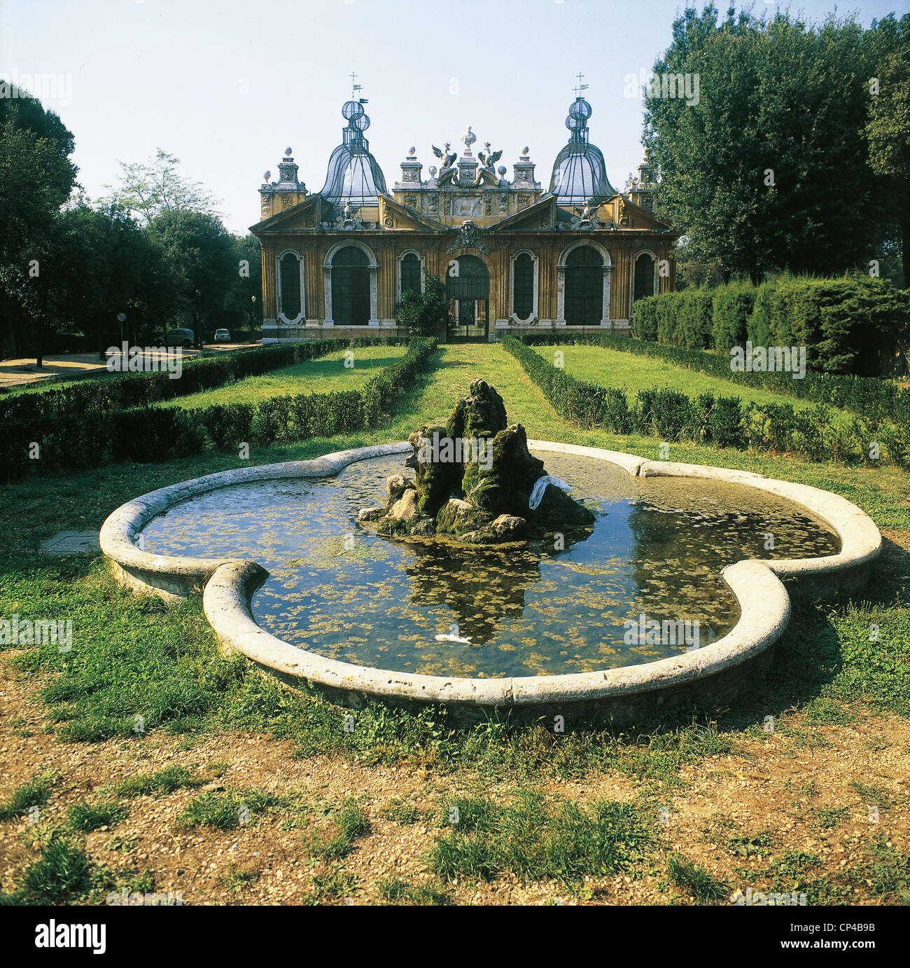 Lazio Rome Villa Borghese The Aviary Stock Photo - Alamy