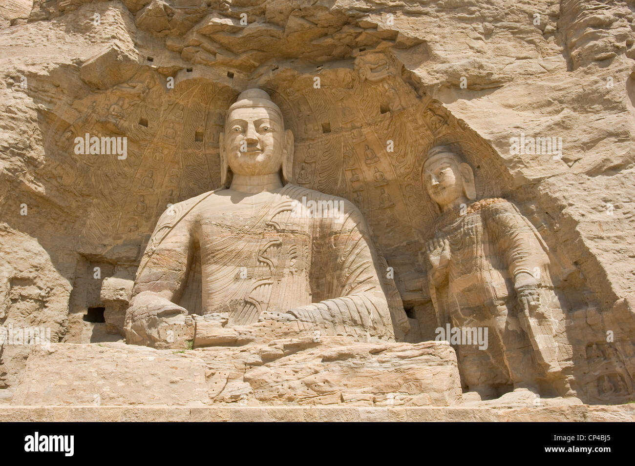 The Ratnasambhava Bodhisattva Cave (Cave 19) at the Yungang Grottoes ...