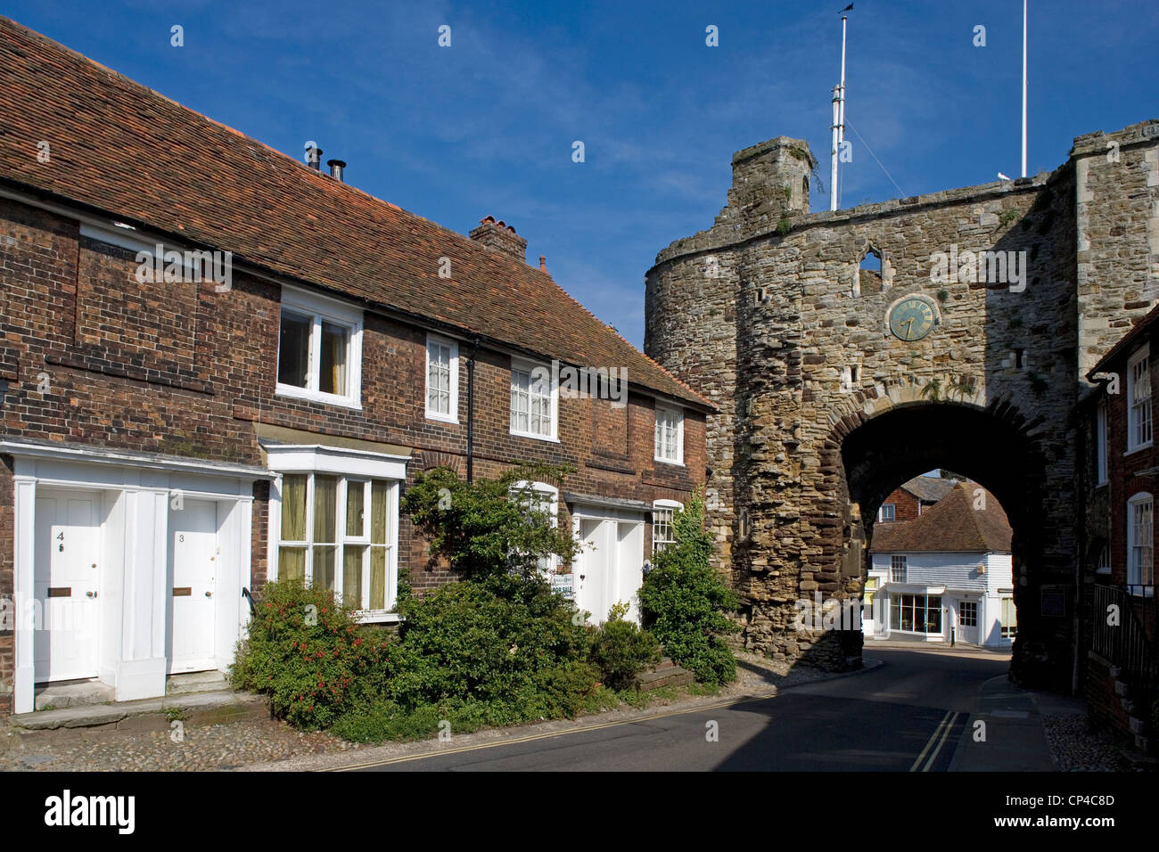 United Kingdom England East Sussex Rye. Land Gate (1329), the only ...