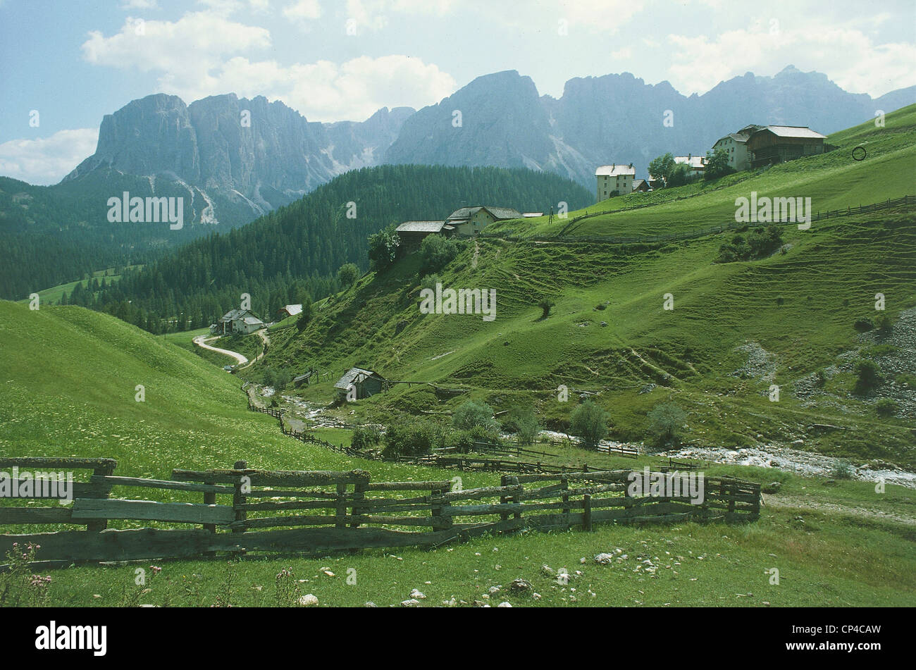 Trentino-Alto Adige - Val Badia - Longiaru '(Bz). Landscape Stock Photo ...
