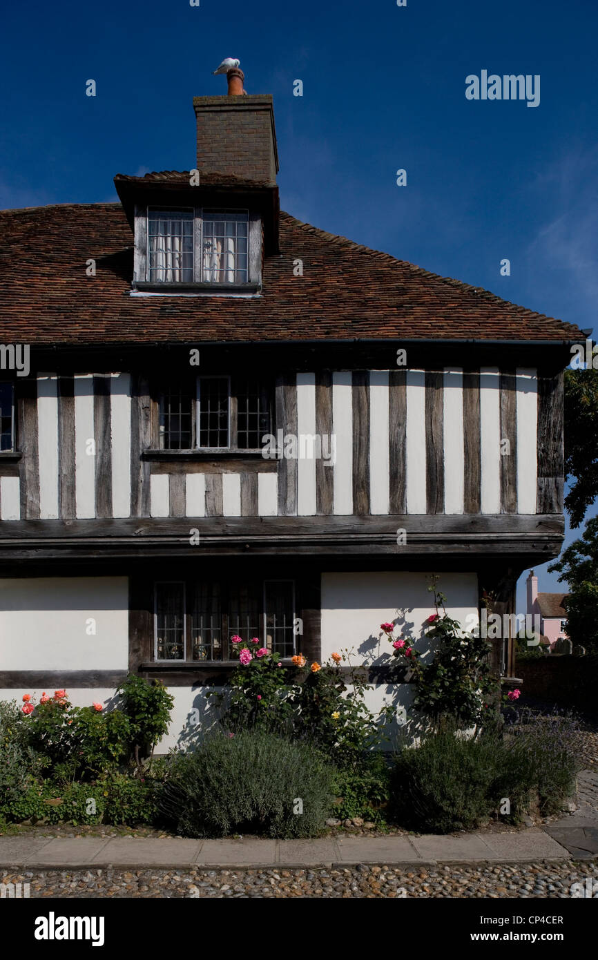 United Kingdom England East Sussex Rye. Traditional-style buildings in ...