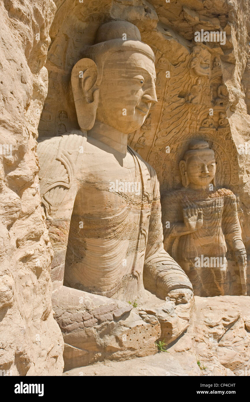 The Ratnasambhava Bodhisattva Cave (Cave 19) at the Yungang Grottoes ...
