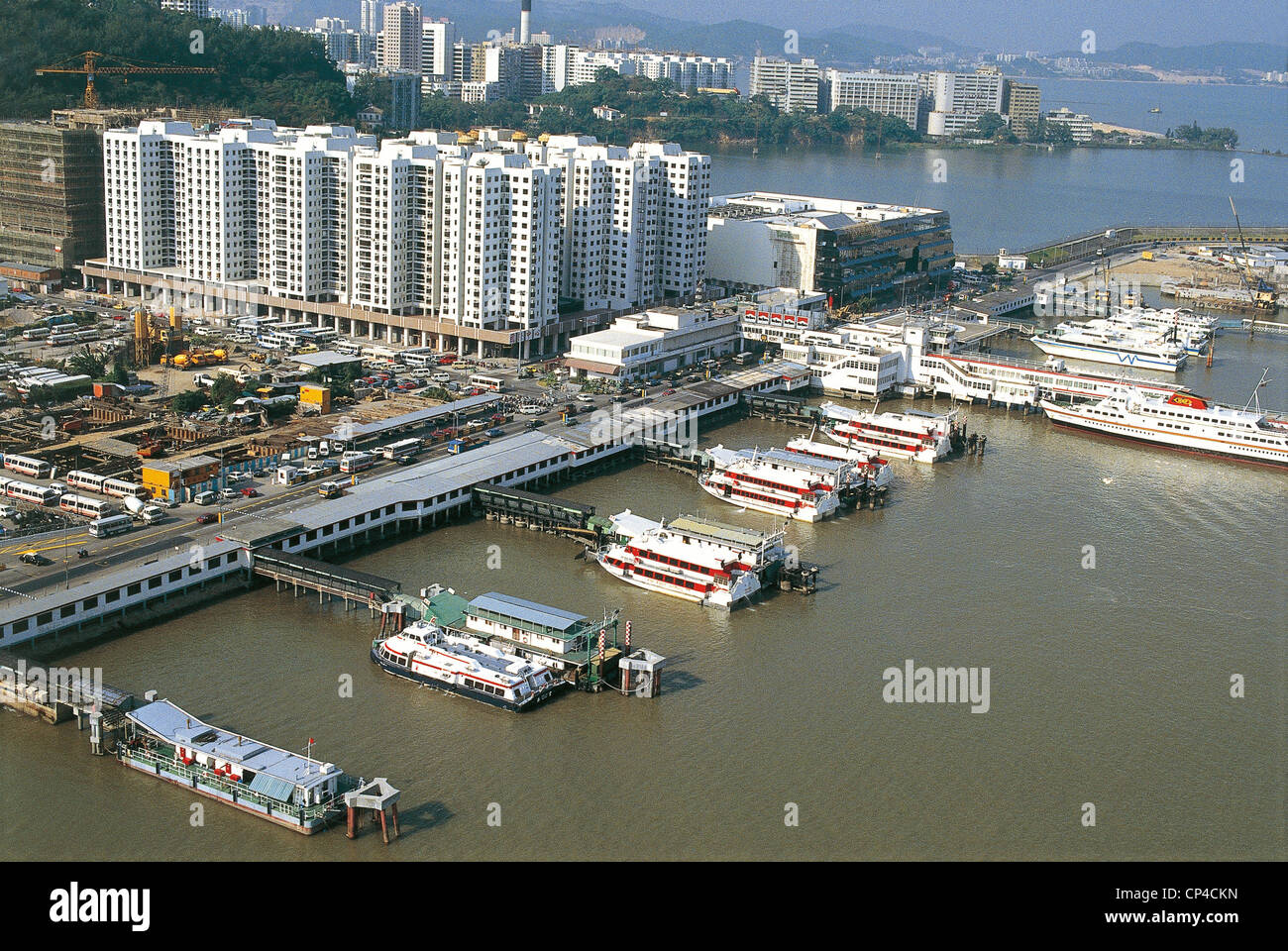 Macau Ferry Port Departure Stock Photo - Alamy