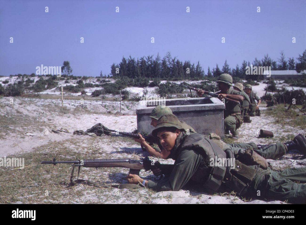 Vietnam War-Tet Offensive. Battle of Hamo Village during the Tet ...