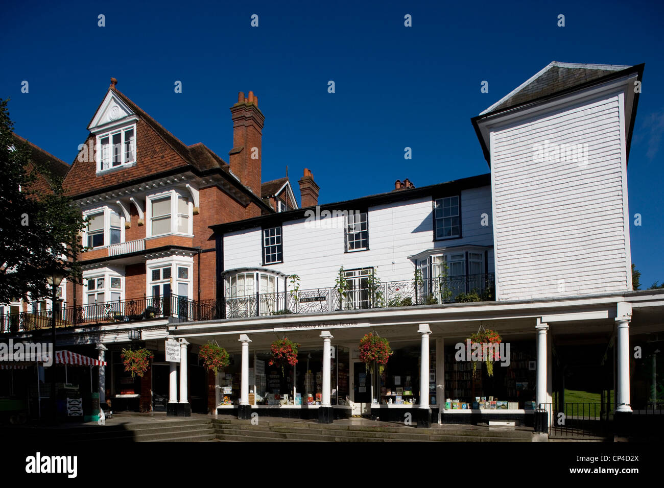 United Kingdom England Kent Royal Tunbridge Wells. 'Pantiles', walkway ...