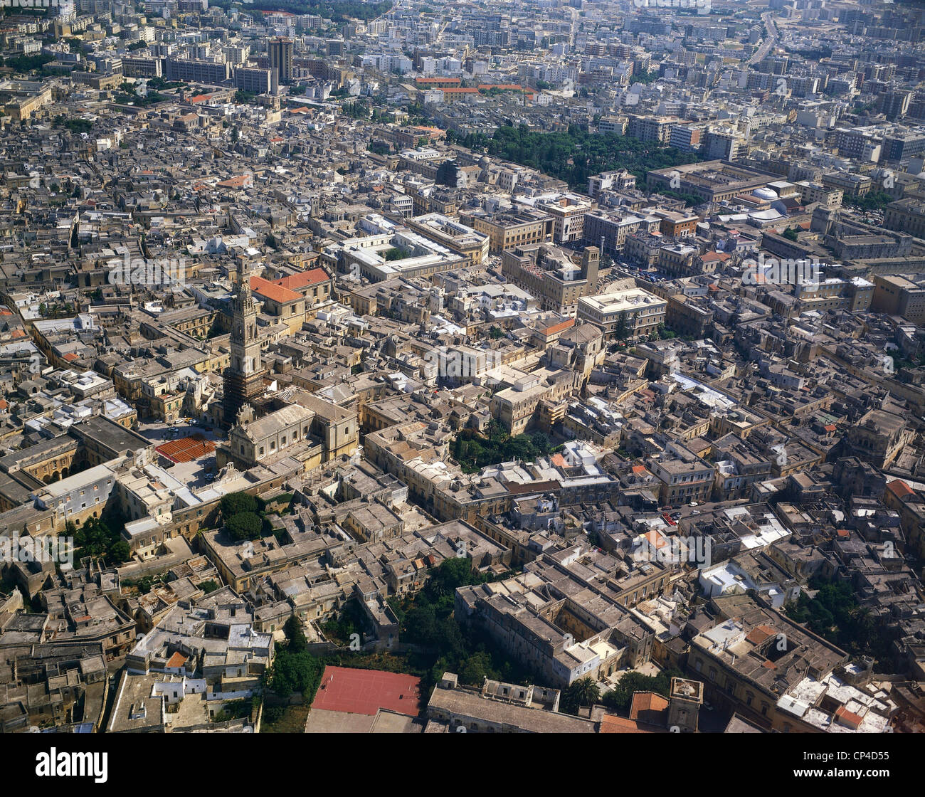 Puglia - Lecce. Aerial view Stock Photo - Alamy