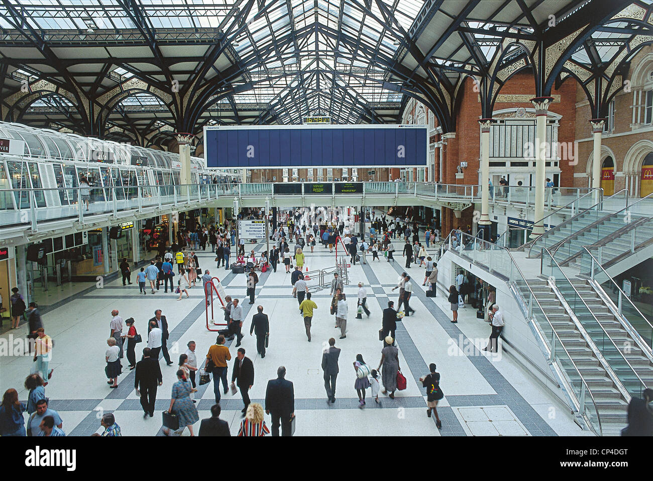 United Kingdom England London Liverpool Station Stock Photo - Alamy
