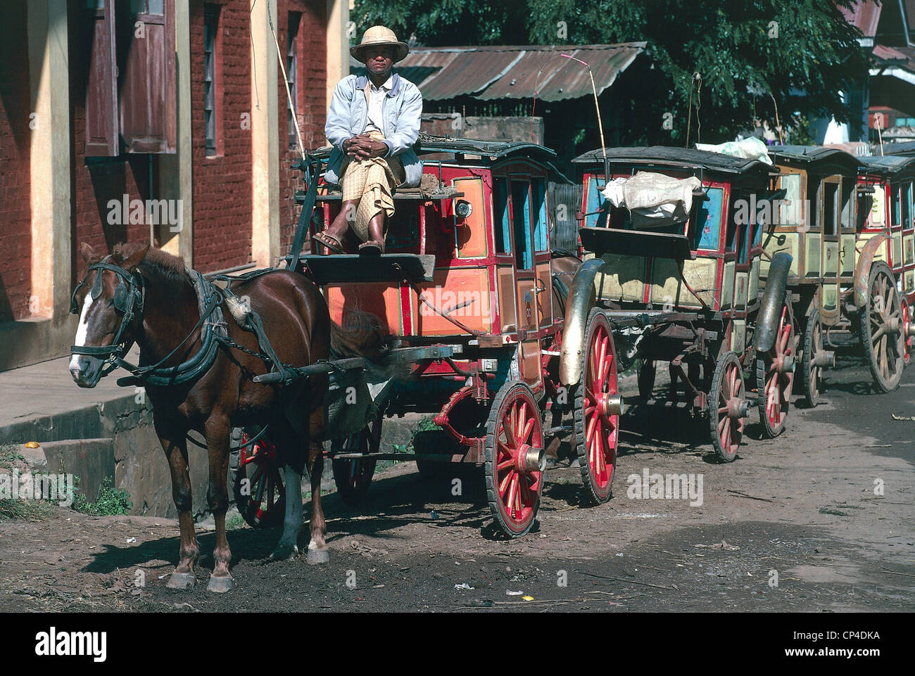 Myanmar (Burma) - Maymyo. Carriages Stock Photo - Alamy