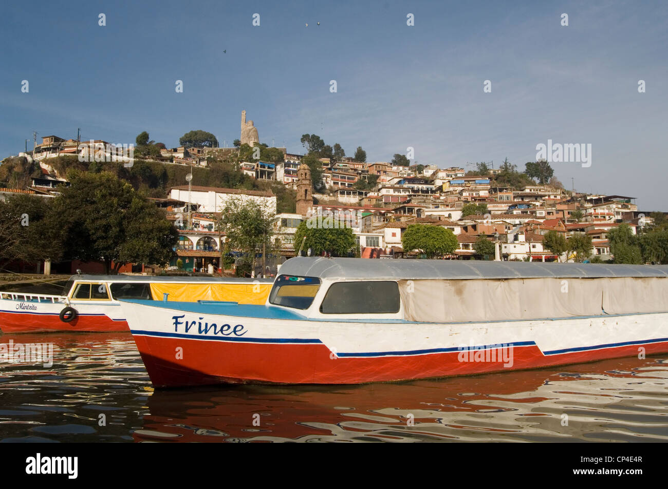 Mexico - State of Michoacan. The island of Janitzio Lake Patzcuaro and ...