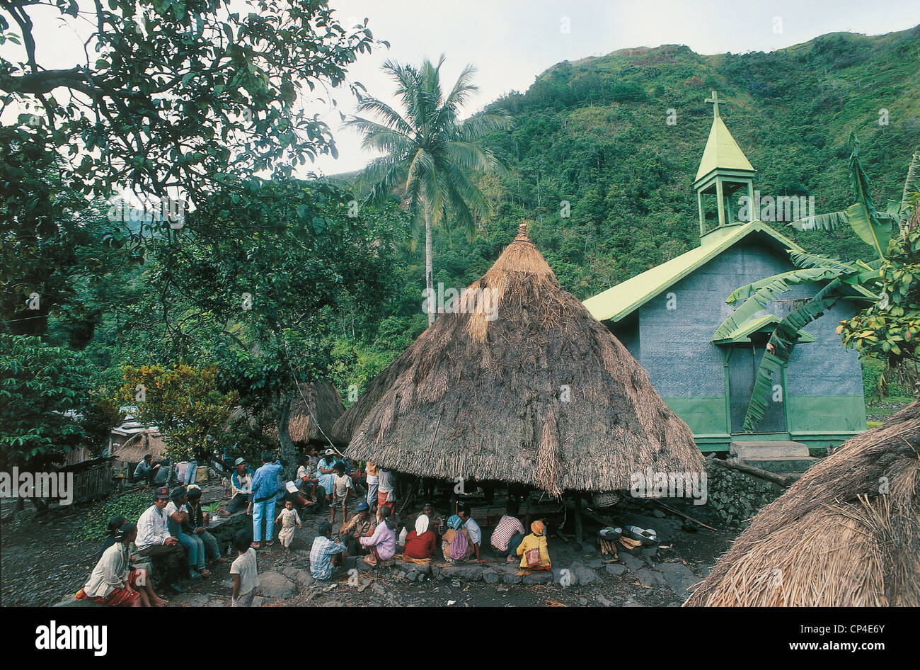 Philippines - Luzon Island - Bangaan. Village Stock Photo - Alamy