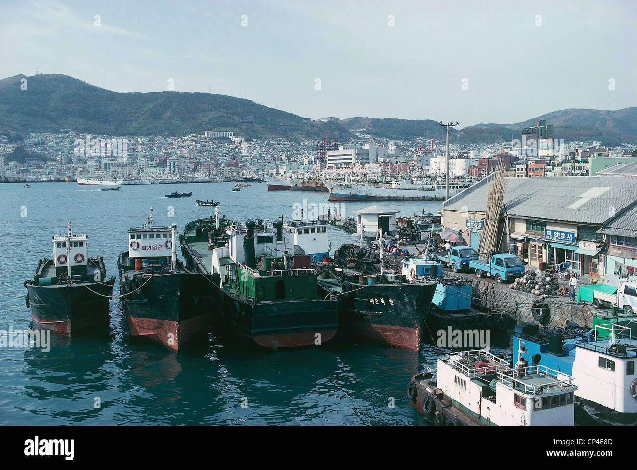 South Korea - Pusan port Stock Photo - Alamy